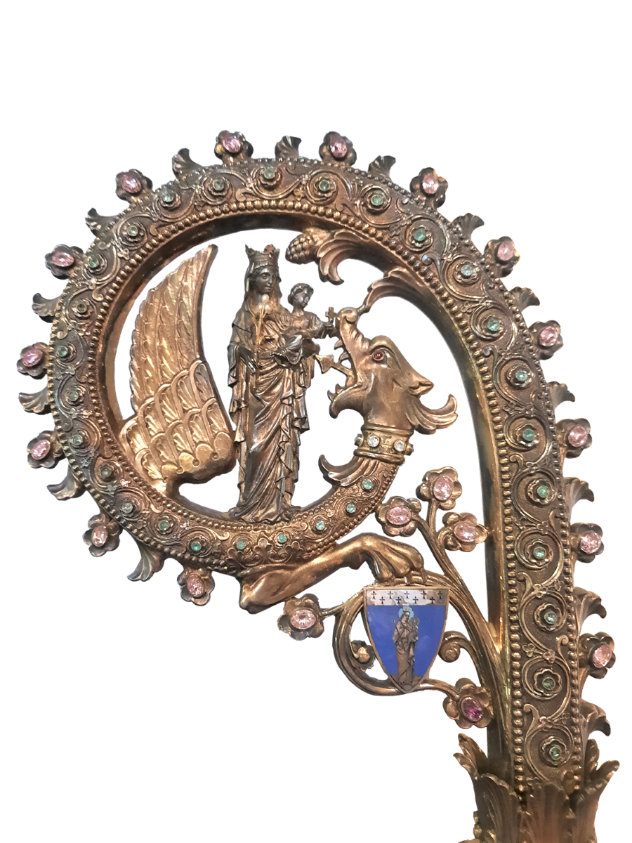 La crosse épiscopale de Mgr Laborde – Borne interactive du musée